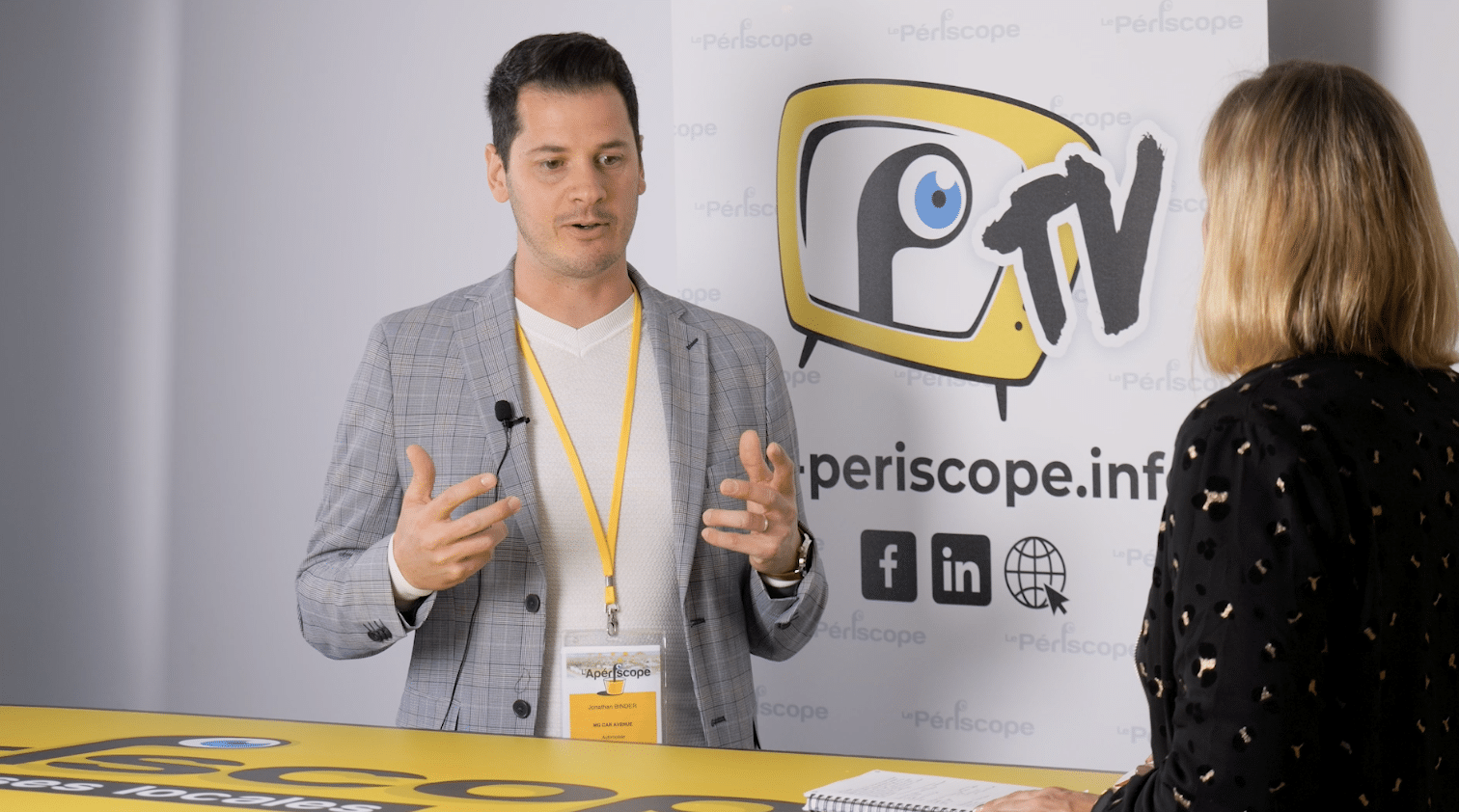 Jonathan Binder, responsable marque MG Mulhouse