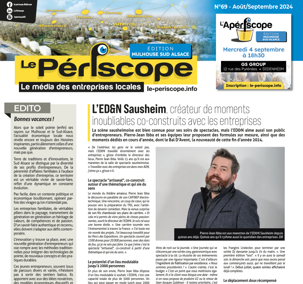 Le Périscope Sud Alsace N°69 - Août / Septembre 2024 - Le Périscope